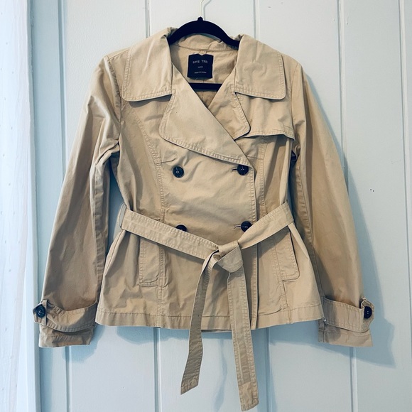 Love Tree | Jackets & Coats | Love Tree Short Trench Coat S | Poshmark